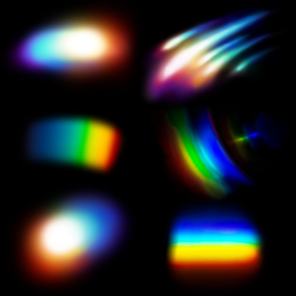 Rainbow lens flare light effect | Free Photo - rawpixel