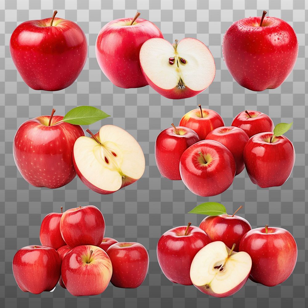 Red apple design element remix | Free Photo - rawpixel