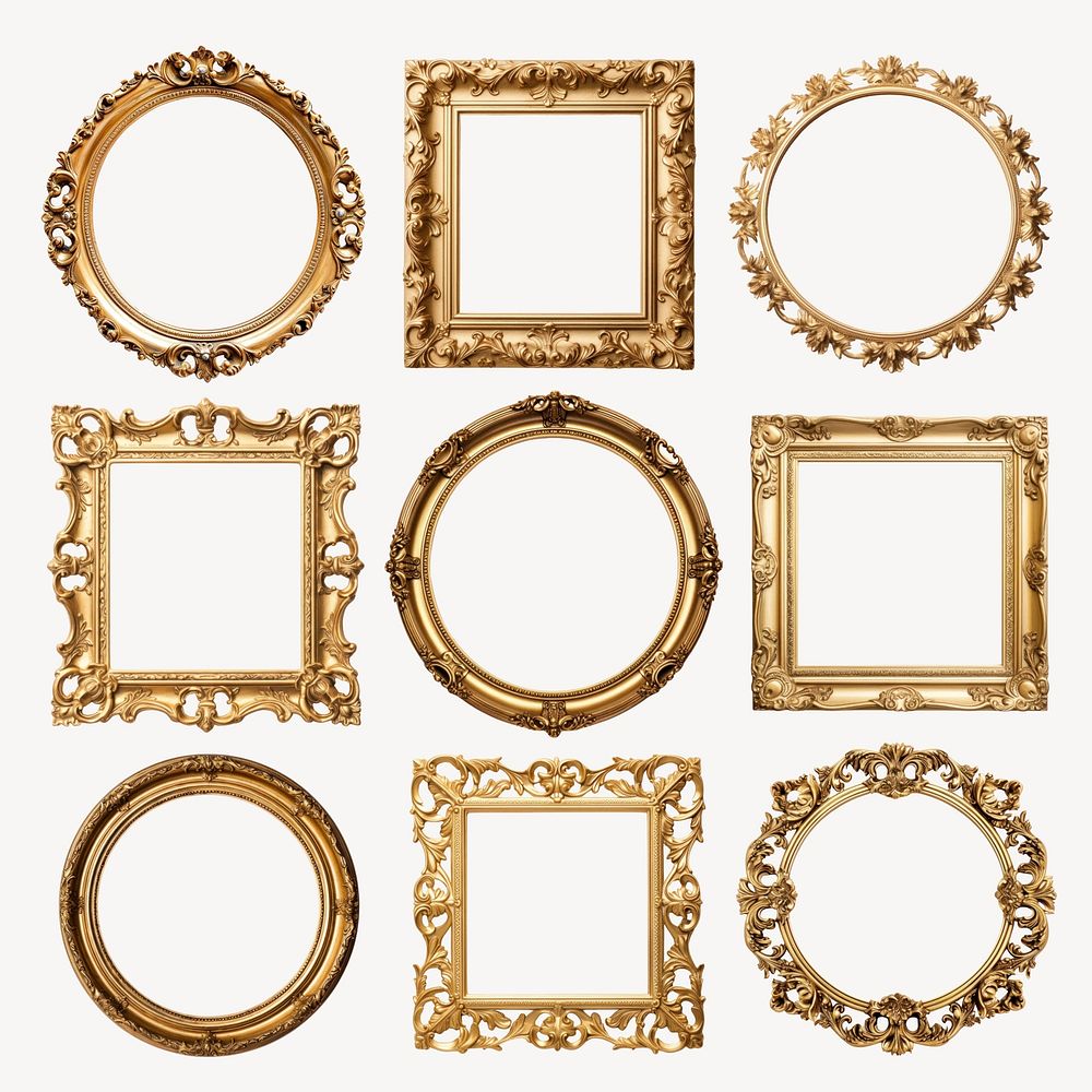 Vintage picture frame design element | Free Photo - rawpixel