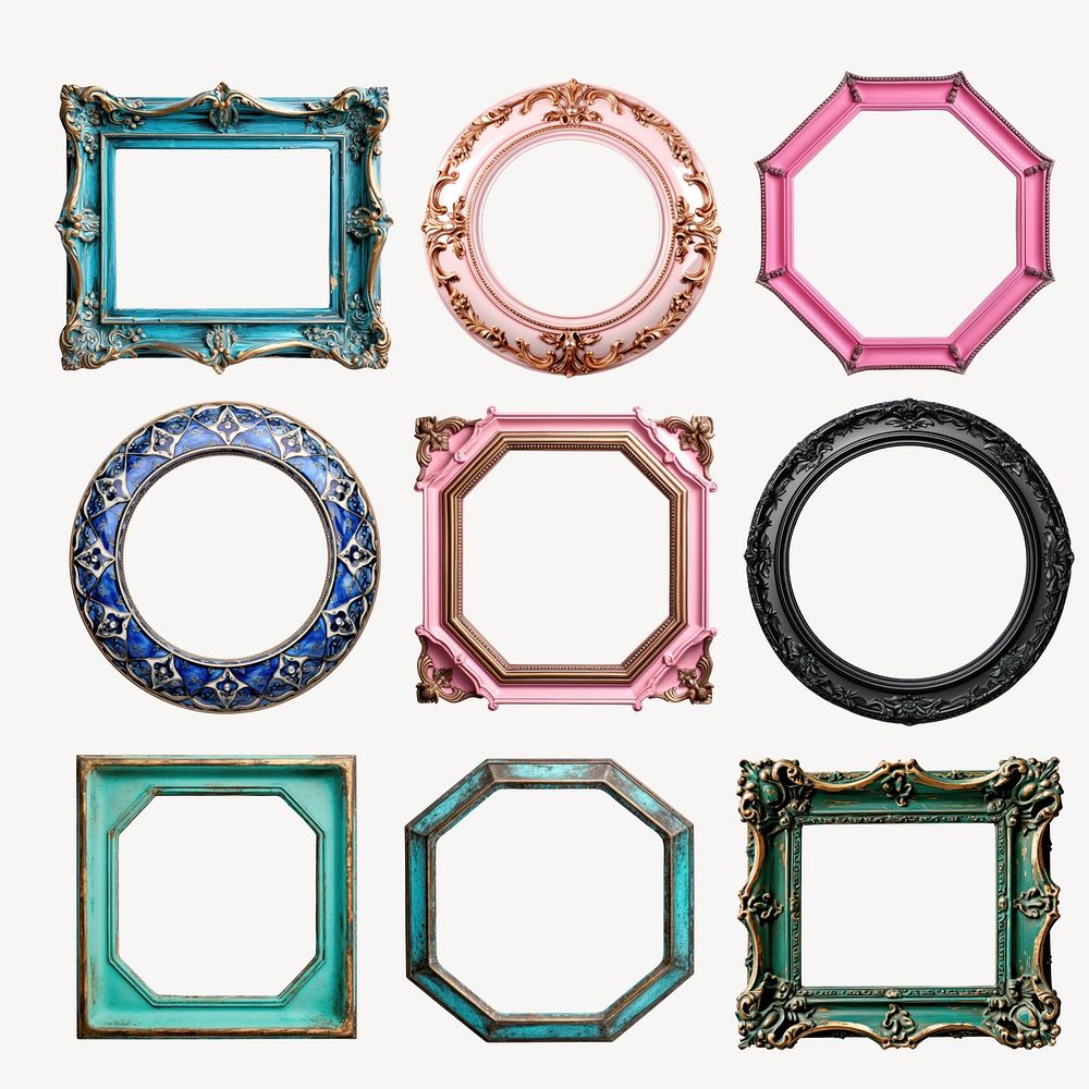 Vintage picture frame design element | Free Photo - rawpixel