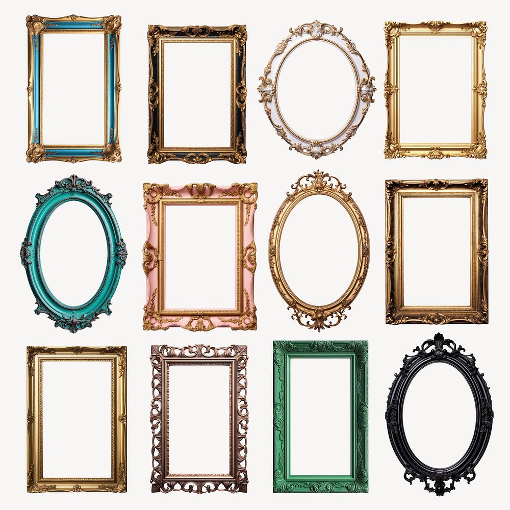 Vintage picture frame design element | Free Photo - rawpixel