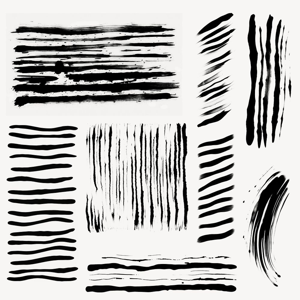 Ink brush shape design element | Free Photo - rawpixel