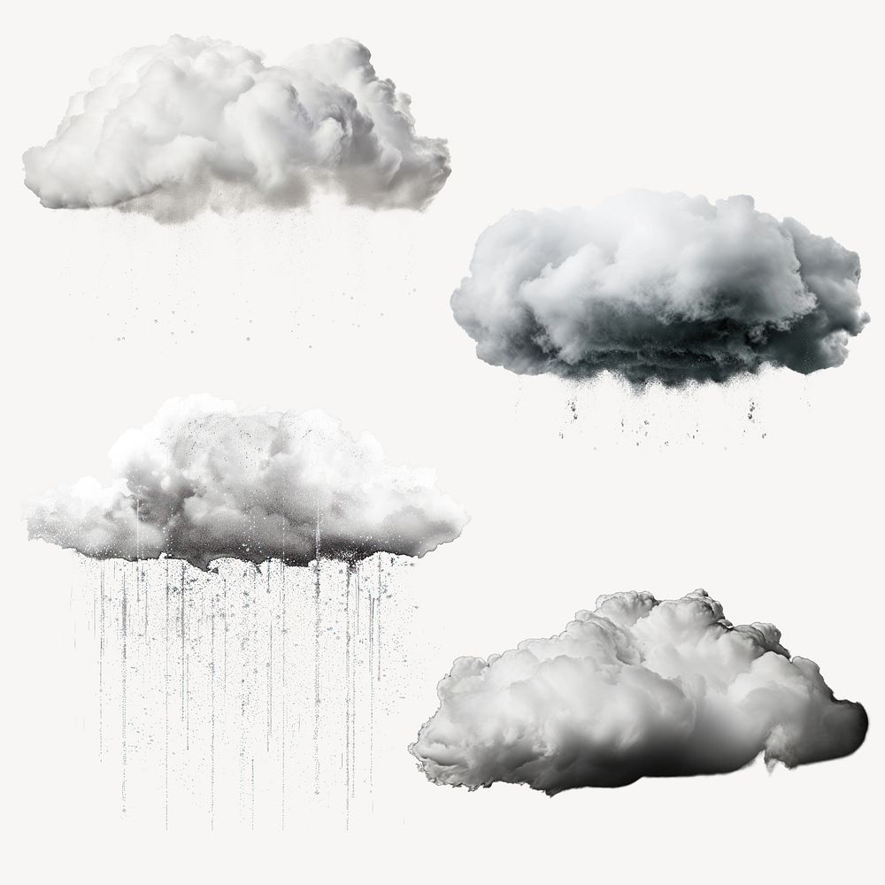 Cloud rain effect design element | Free Photo - rawpixel