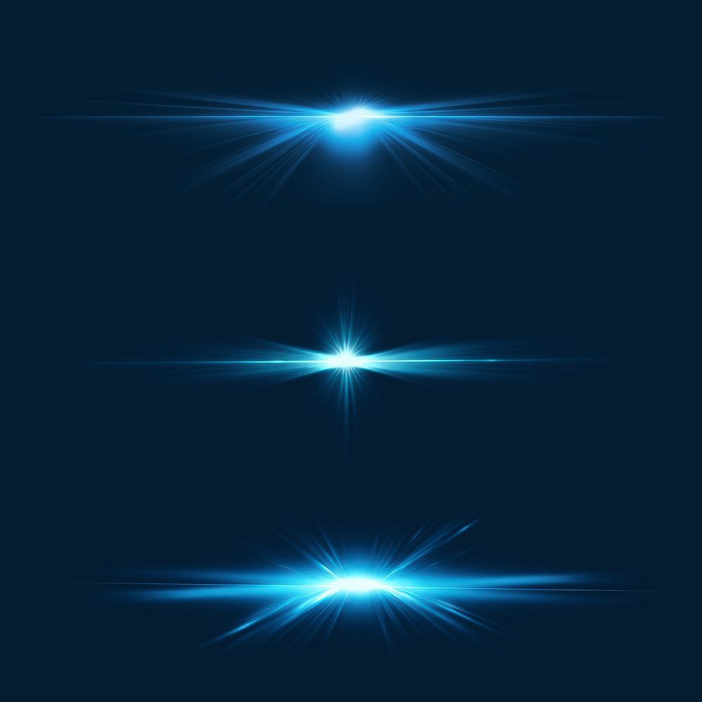Bright blue light flares effect | Free Photo - rawpixel