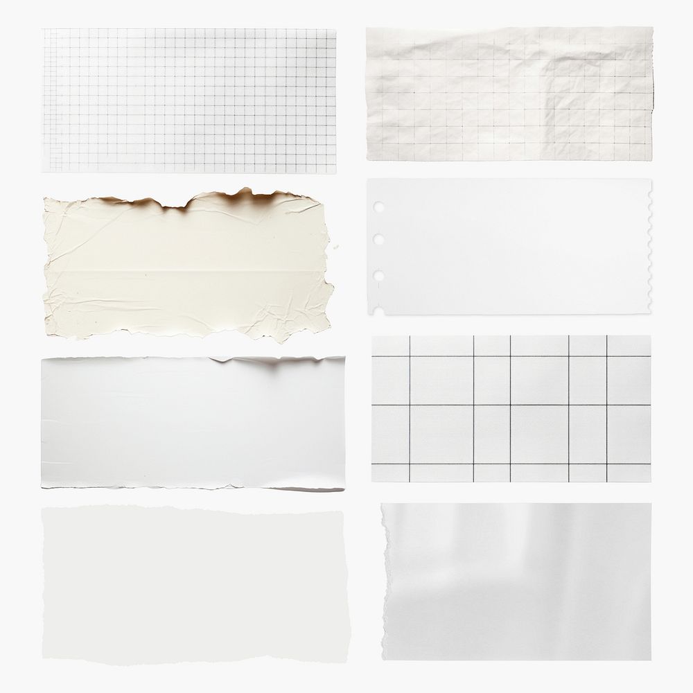 Torn paper design element set | Free Photo - rawpixel