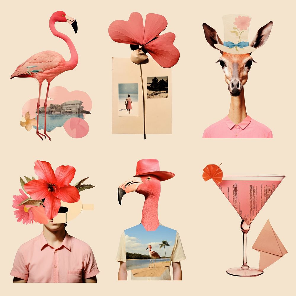 Aesthetic summer collage design element | Free Photo - rawpixel