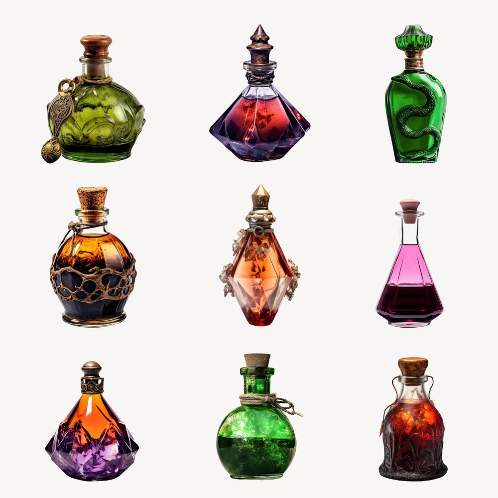 Vintage potion bottle design element | Free Photo - rawpixel