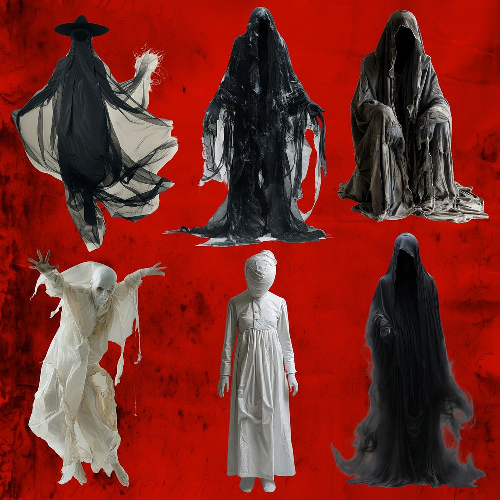 Ghost design element set | Free Photo - rawpixel