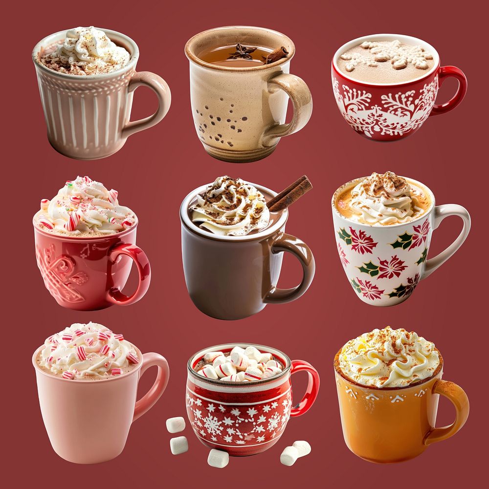 Christmas hot chocolate design element | Free Photo - rawpixel