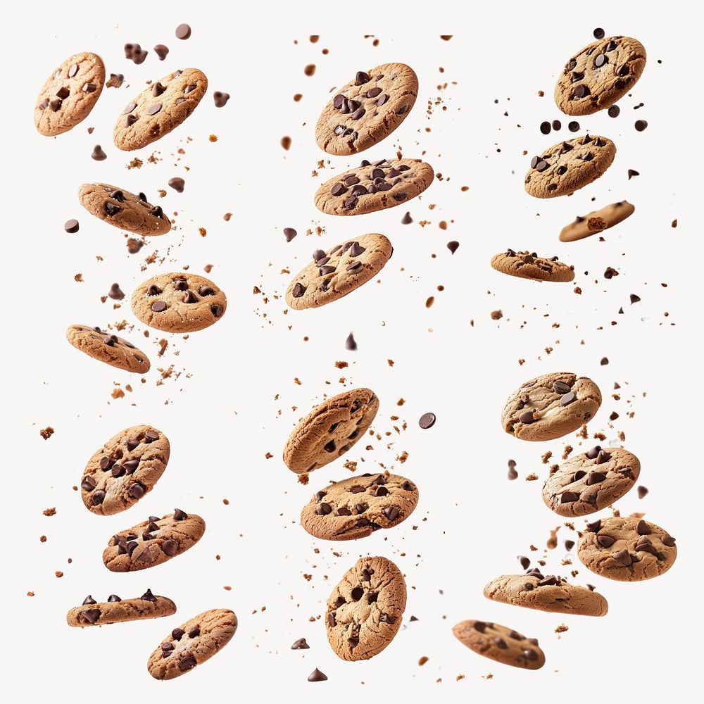 Floating cookies design element set | Free Photo - rawpixel