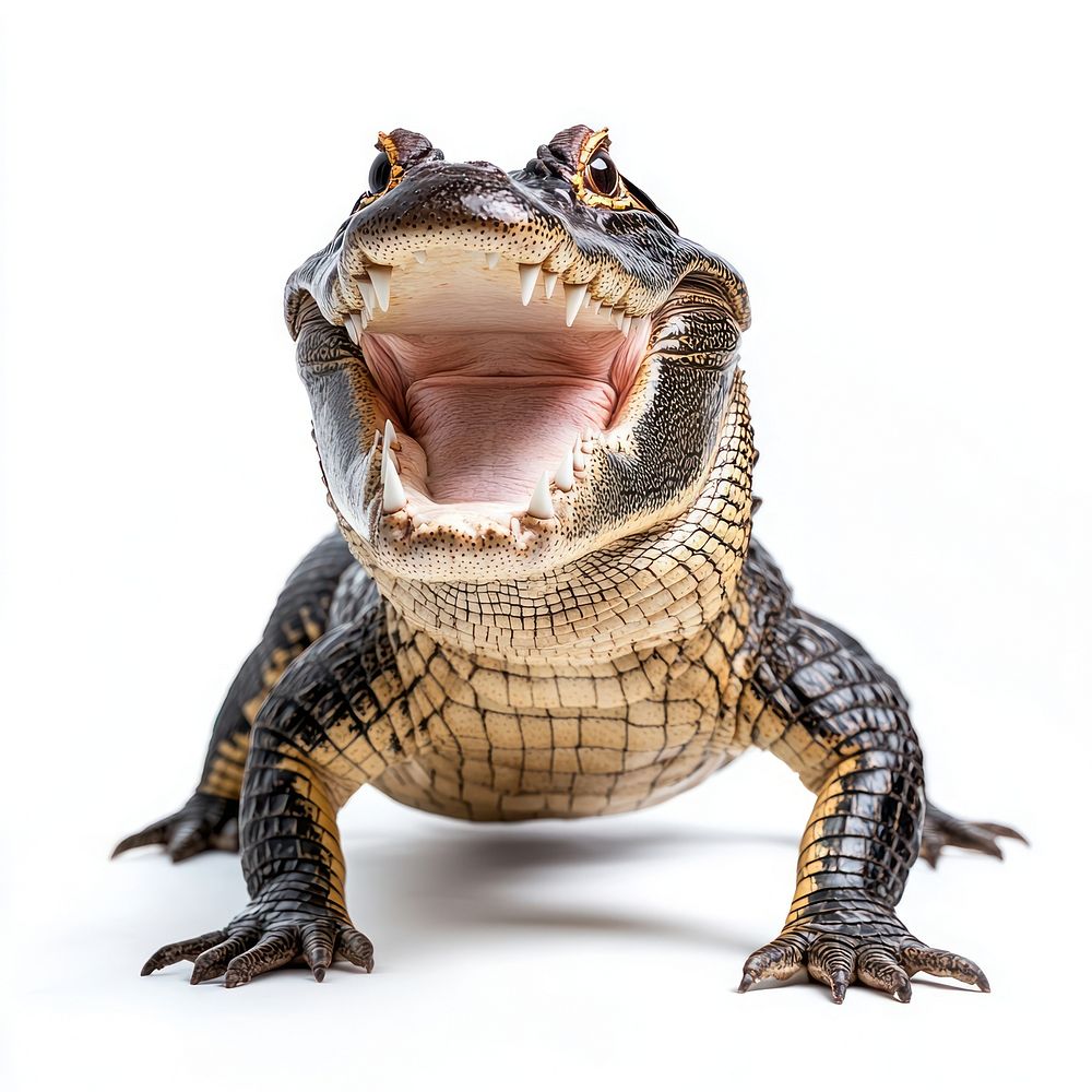 Aligator roaring crocodile alligator reptile. | Free Photo - rawpixel