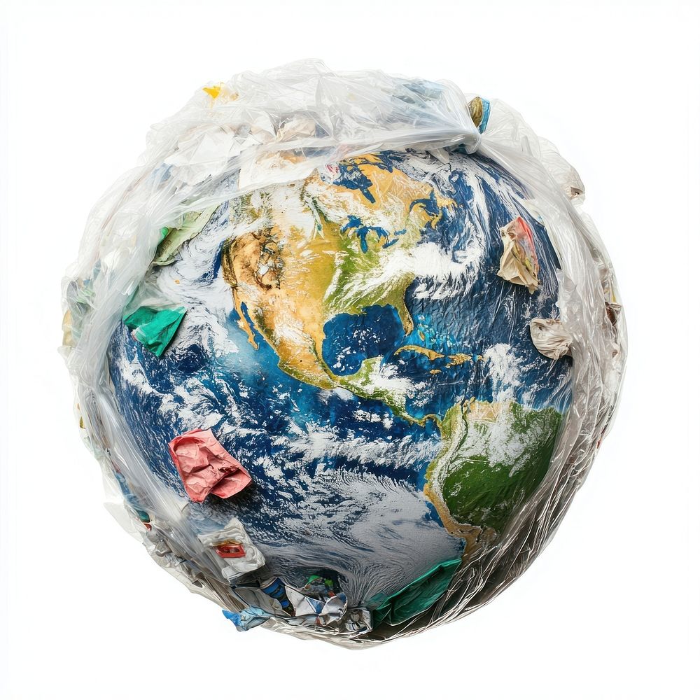 Earth wrapped in plastic waste | Free Photo - rawpixel