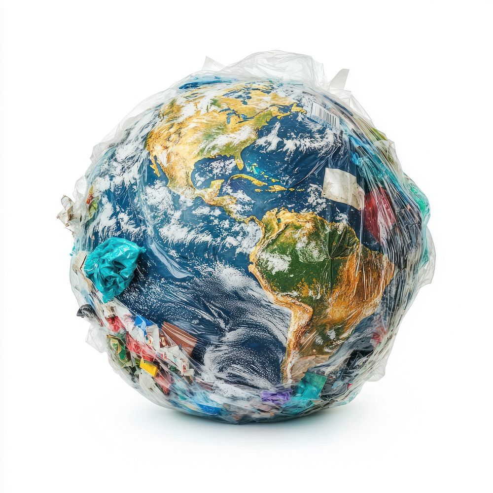 Earth wrapped in plastic waste | Free Photo - rawpixel