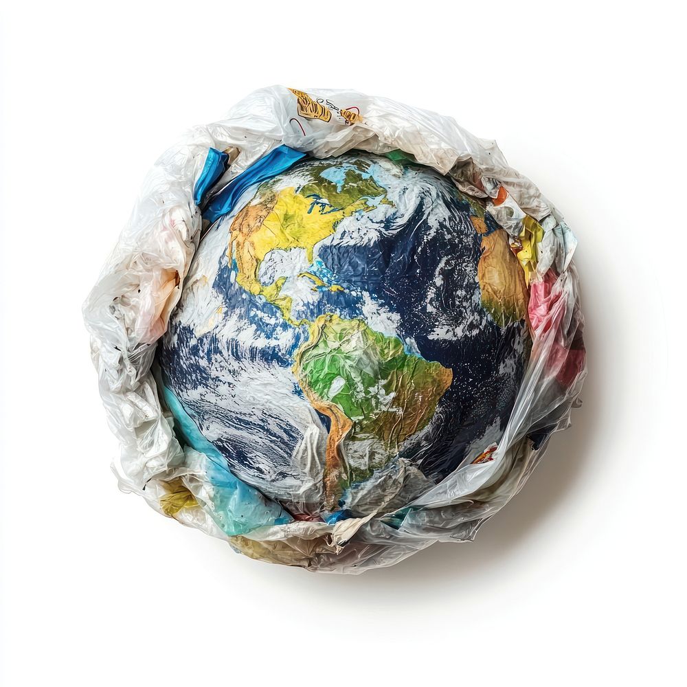 Earth wrapped in plastic pollution | Free Photo - rawpixel