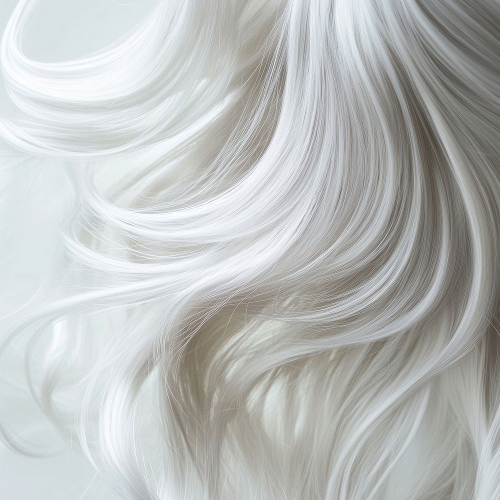 Lustrous white flowing hair | Free Photo - rawpixel