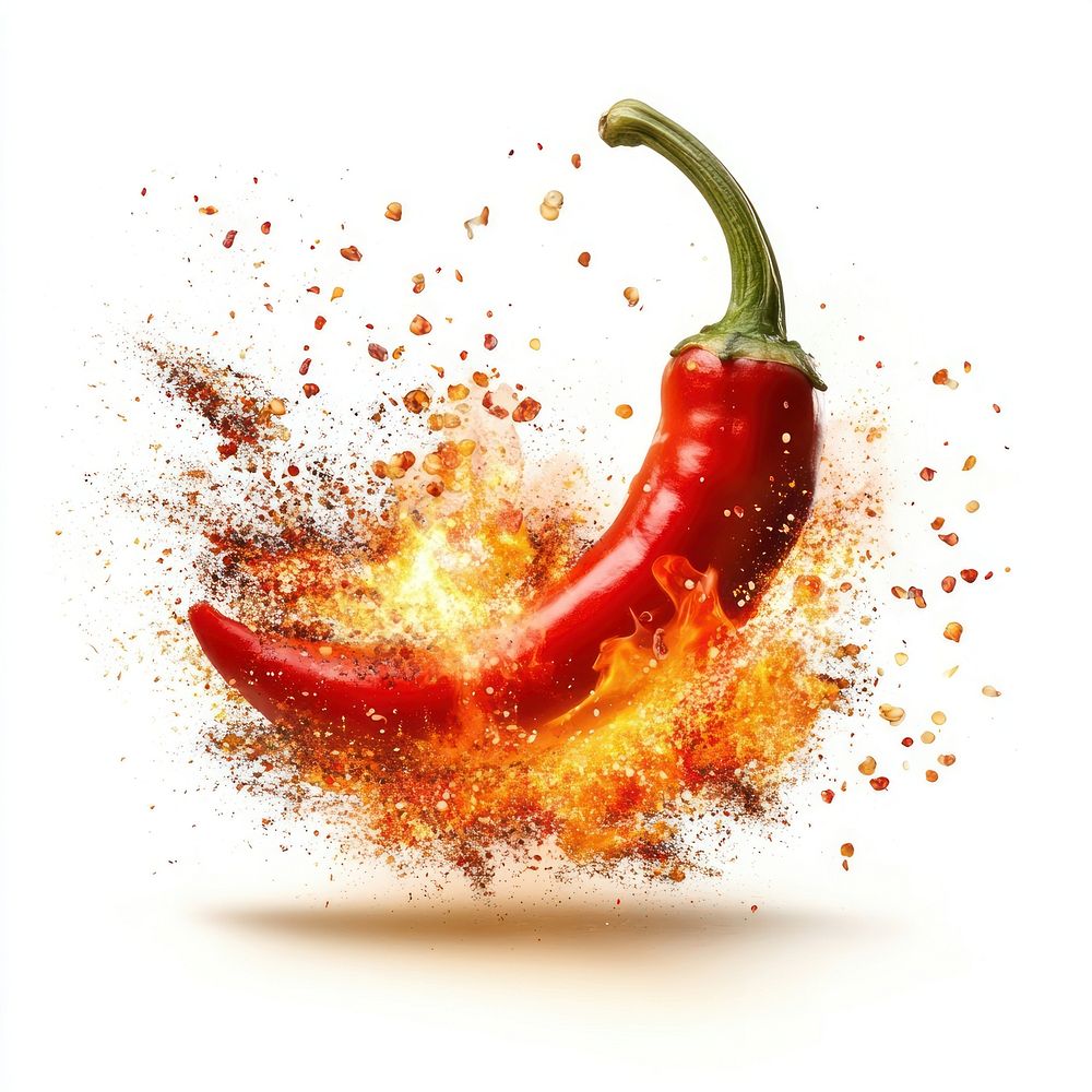 Fiery red chili pepper explosion | Free Photo - rawpixel