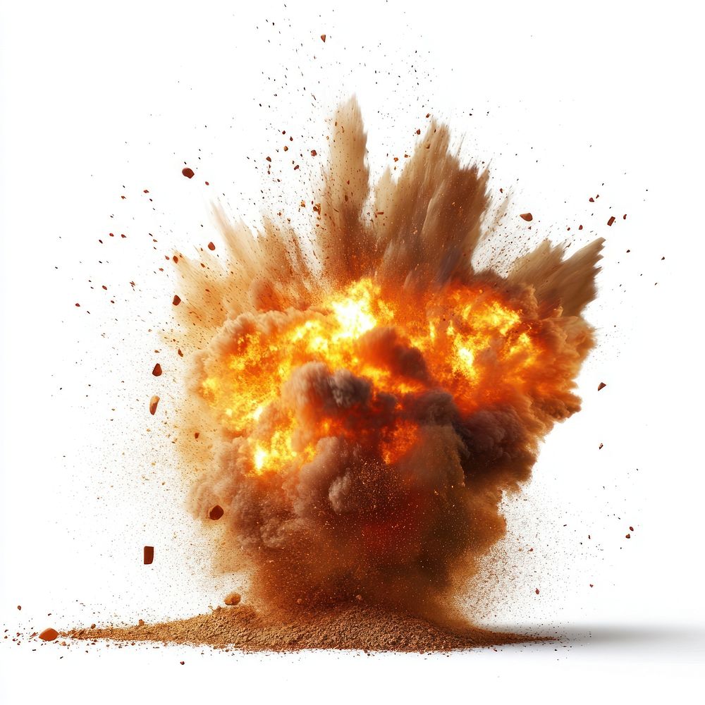 Fire bomb explosion scattering explosive | Free Photo - rawpixel