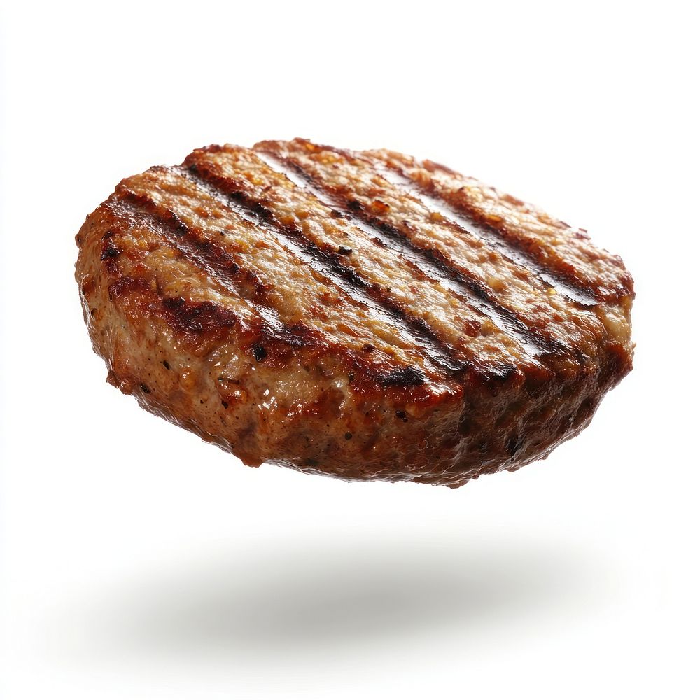 Grilled beef patty floating isolated | Free Photo - rawpixel