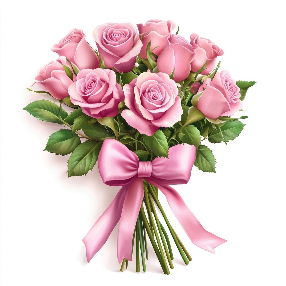 Elegant pink rose bouquet | Free Photo - rawpixel