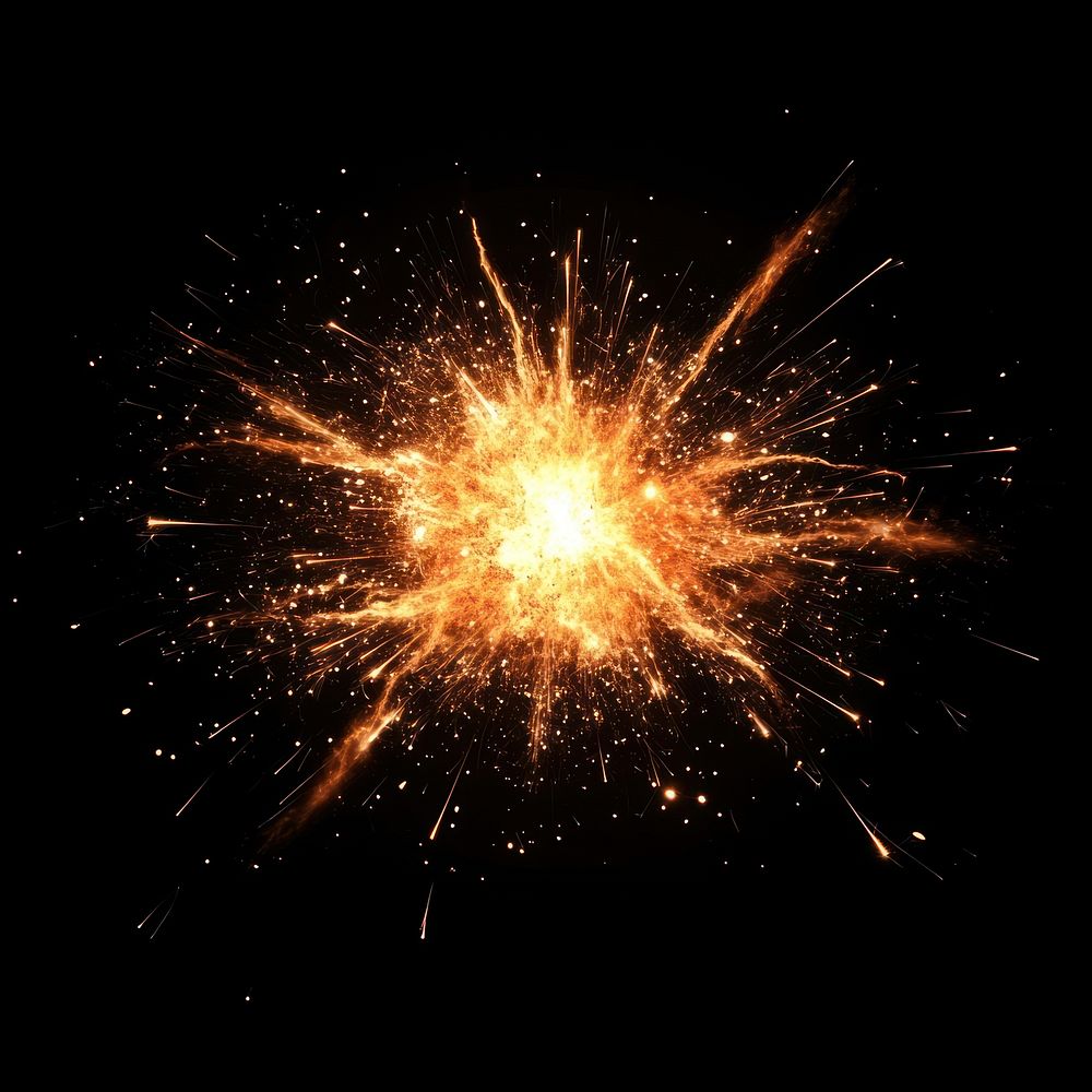 Explosive golden fireworks burst | Free Photo - rawpixel