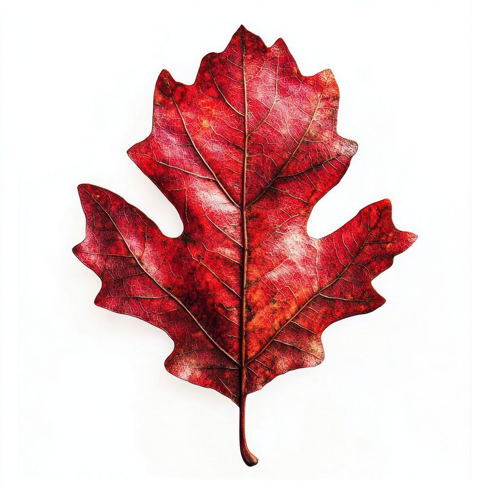 Autumn leaf oak red photography | Free Photo - rawpixel