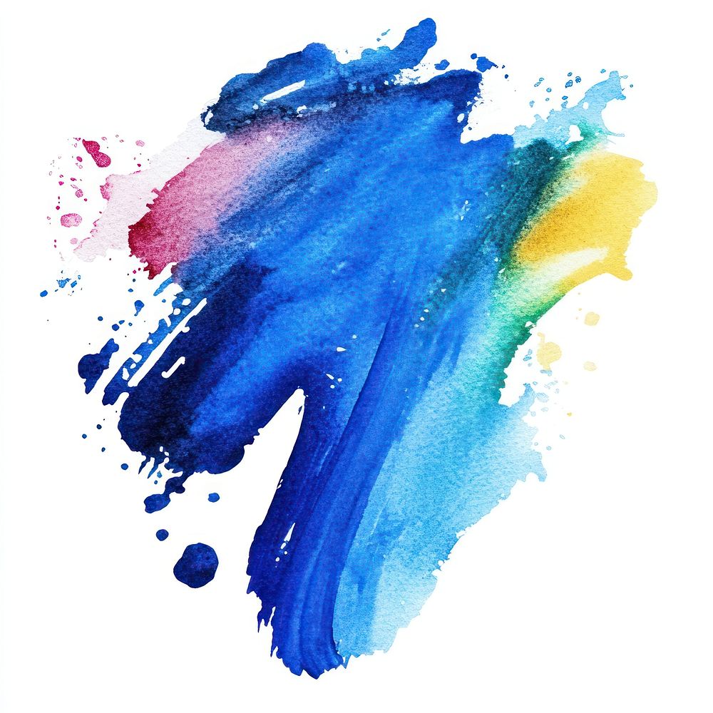 Vibrant watercolor splash art | Free Photo Illustration - rawpixel