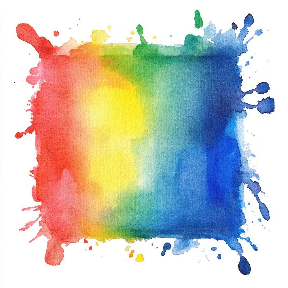 Vibrant watercolor splash art | Free Photo Illustration - rawpixel