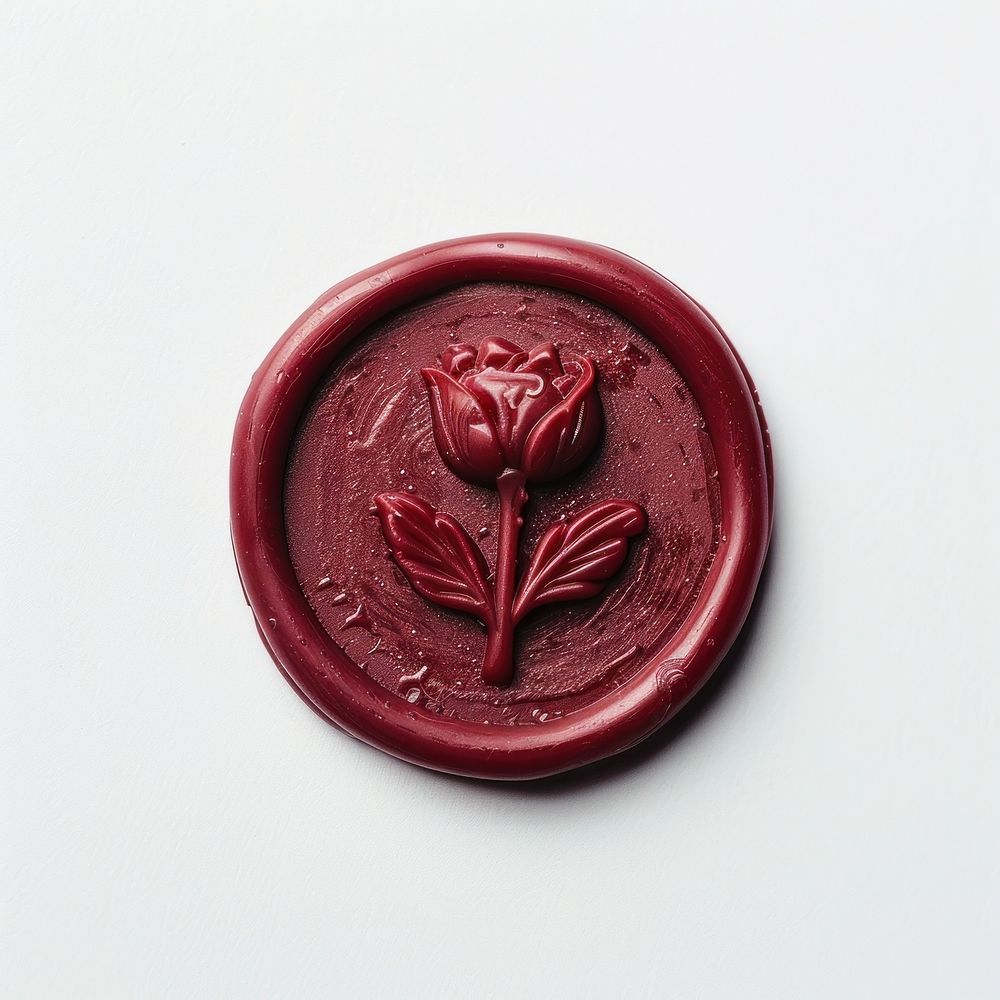 Elegant red wax seal rose | Free Photo - rawpixel