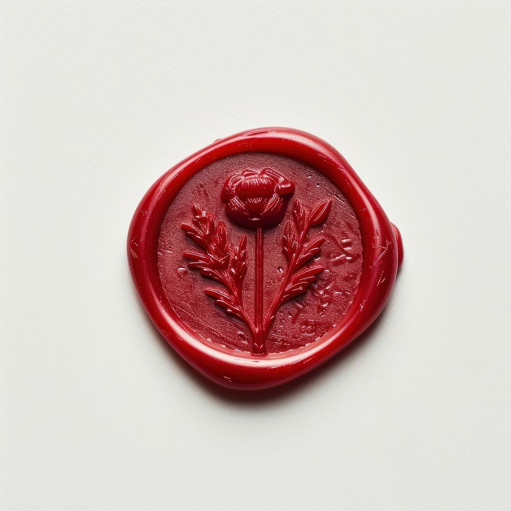 Elegant red wax seal stamp | Free Photo - rawpixel