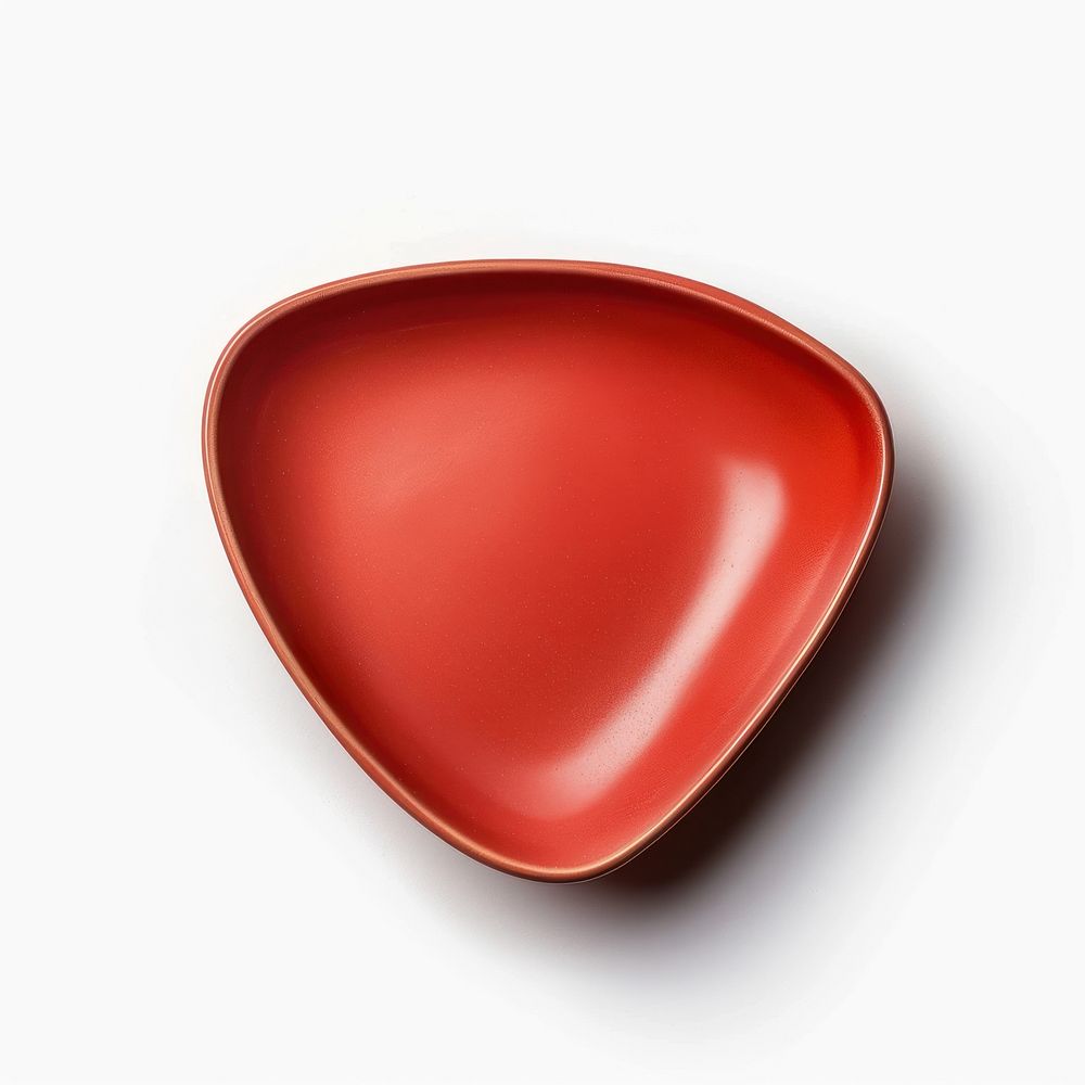 Modern red triangular ceramic dish | Free Photo - rawpixel