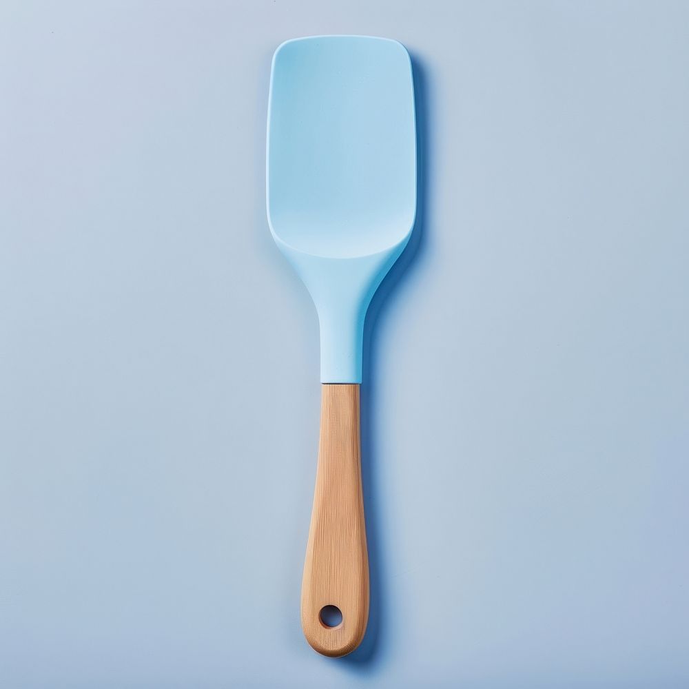 Blue spatula with wooden handle | Free Photo - rawpixel