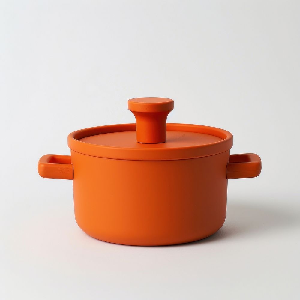 Modern orange cooking pot | Free Photo - rawpixel