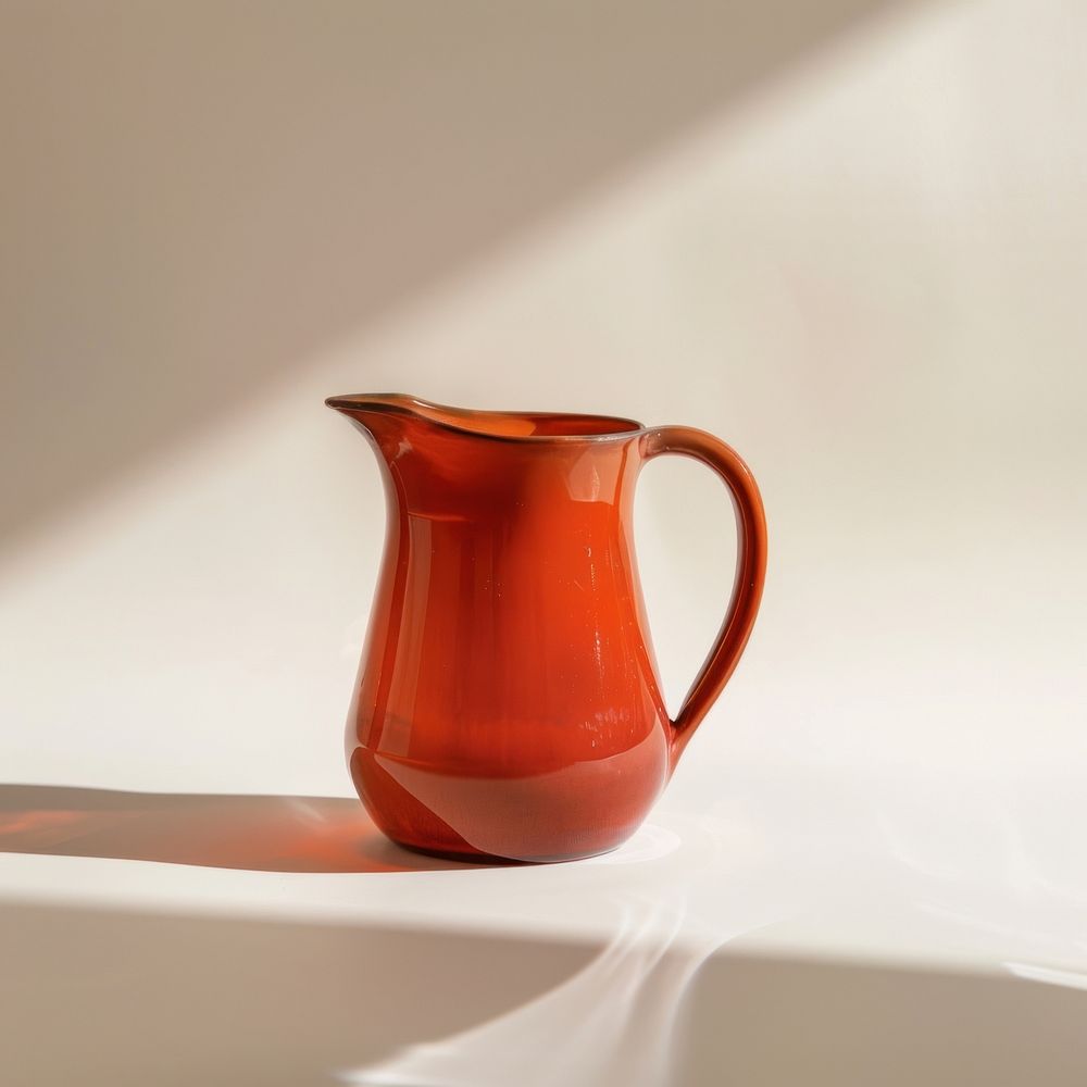 Elegant ceramic pitcher on table | Free Photo - rawpixel