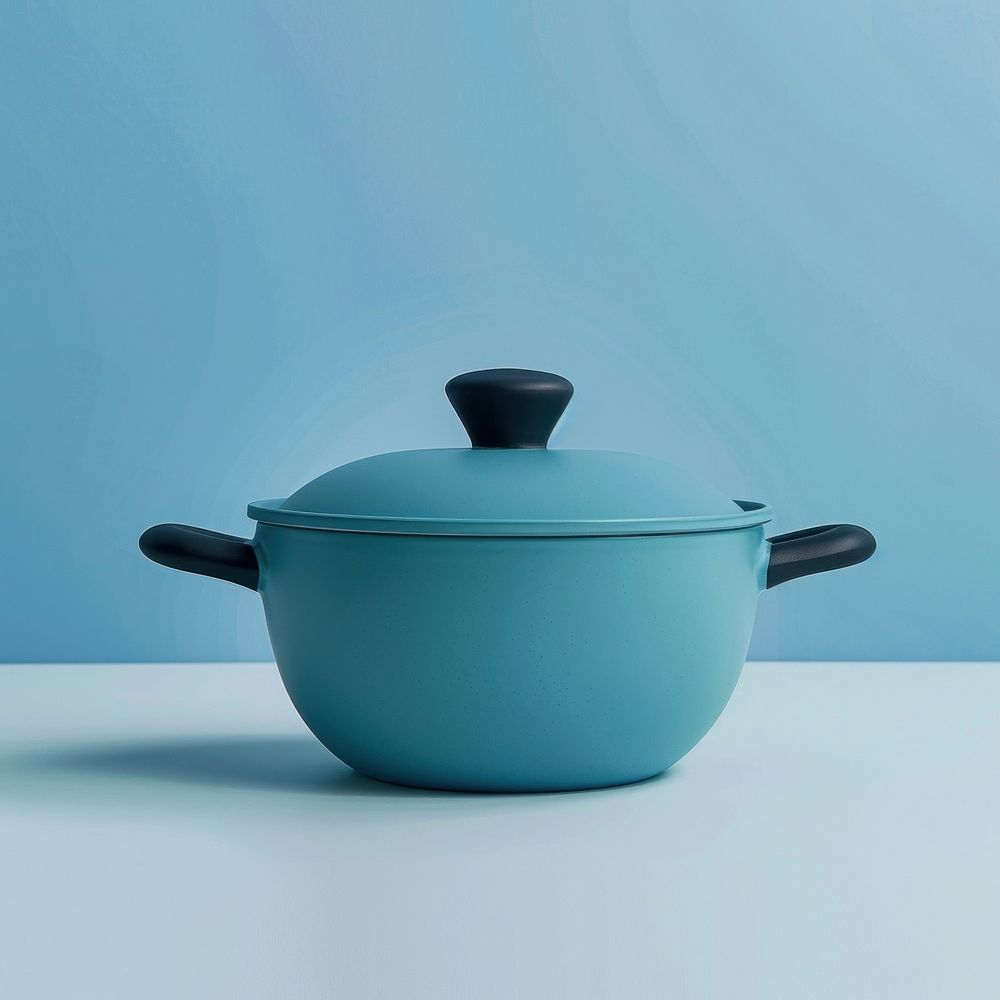 Modern blue cooking pot | Free Photo - rawpixel