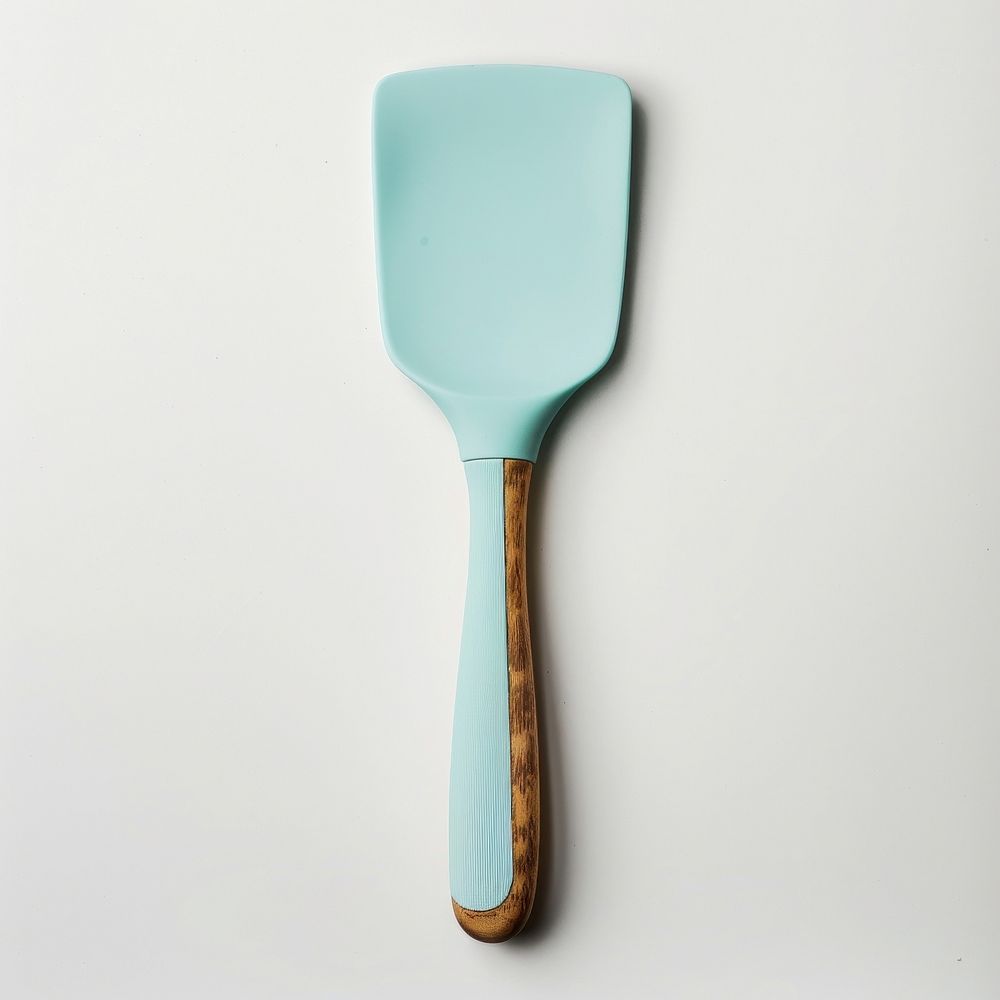 Modern teal spatula wooden handle | Free Photo - rawpixel