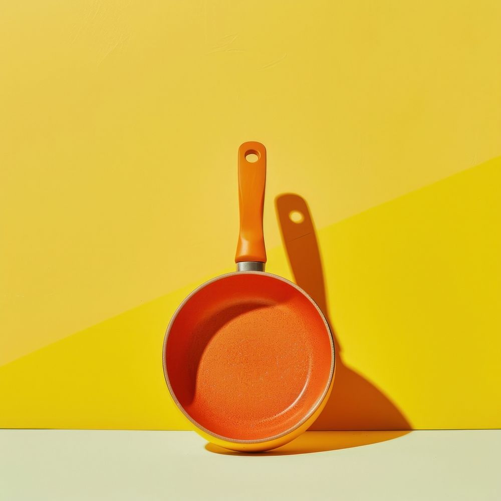 Bright orange frying pan | Free Photo - rawpixel