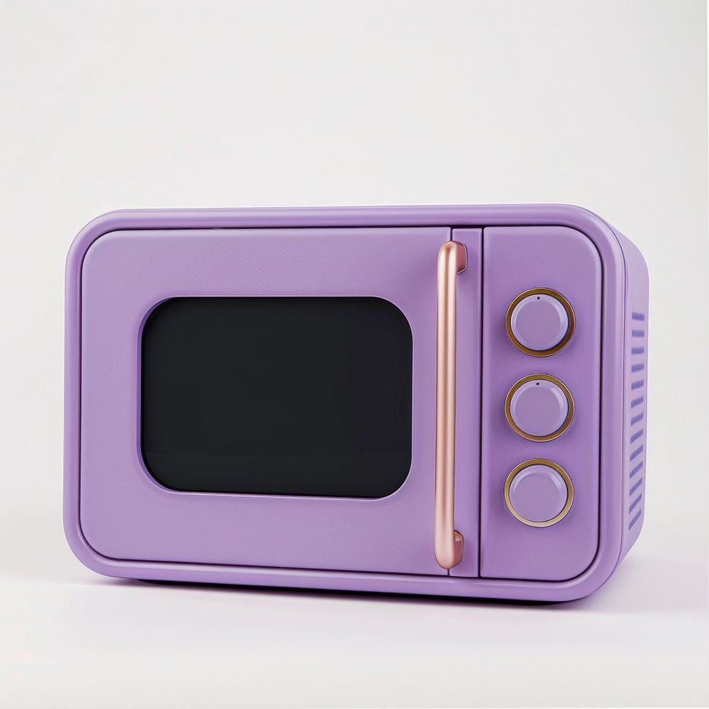 Retro purple microwave oven | Free Photo - rawpixel