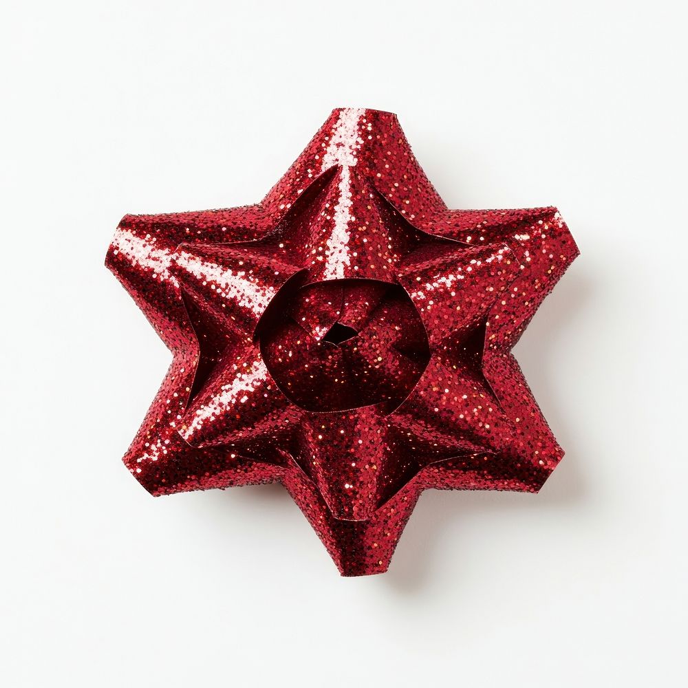 Sparkling red star bow | Free Photo - rawpixel