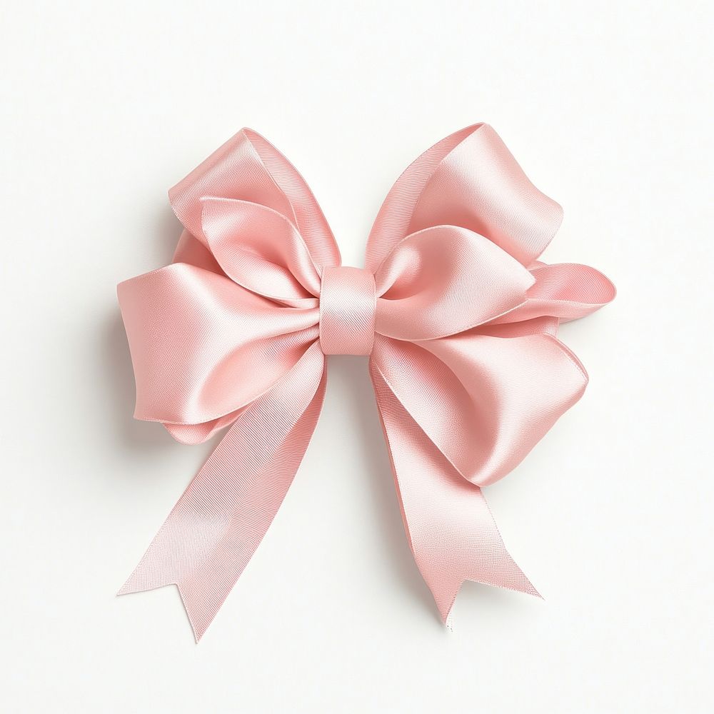 Elegant pink satin ribbon bow | Free Photo - rawpixel