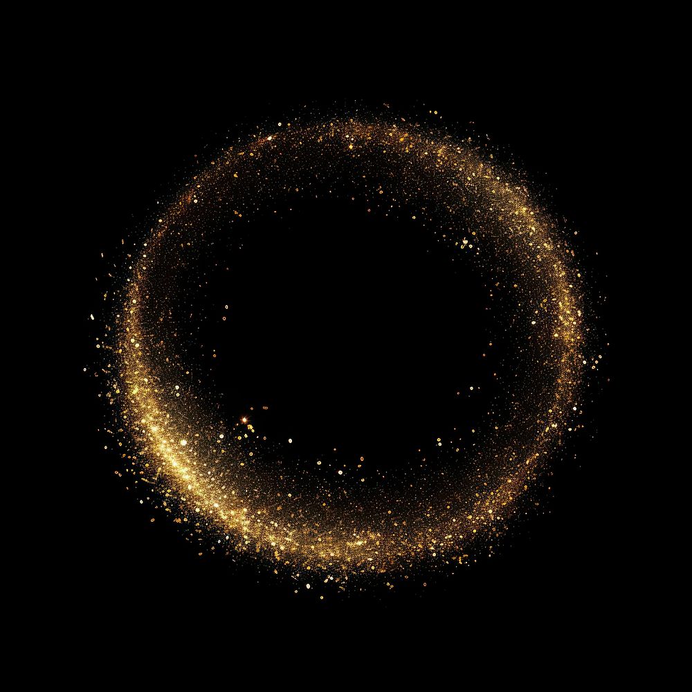 Golden glittering circular light effect | Free Photo Illustration ...