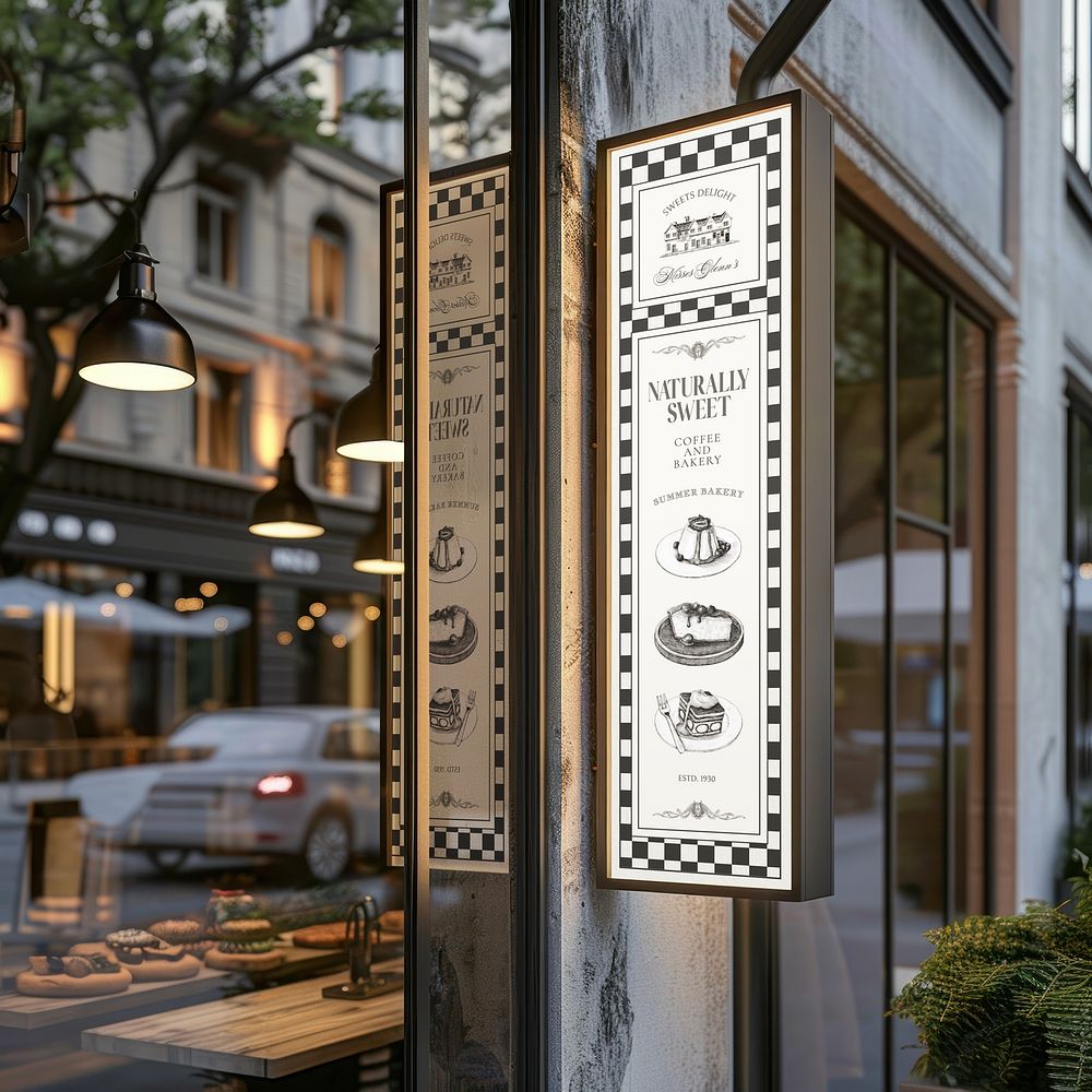 Vintage bakery storefront sign | Free Photo - rawpixel