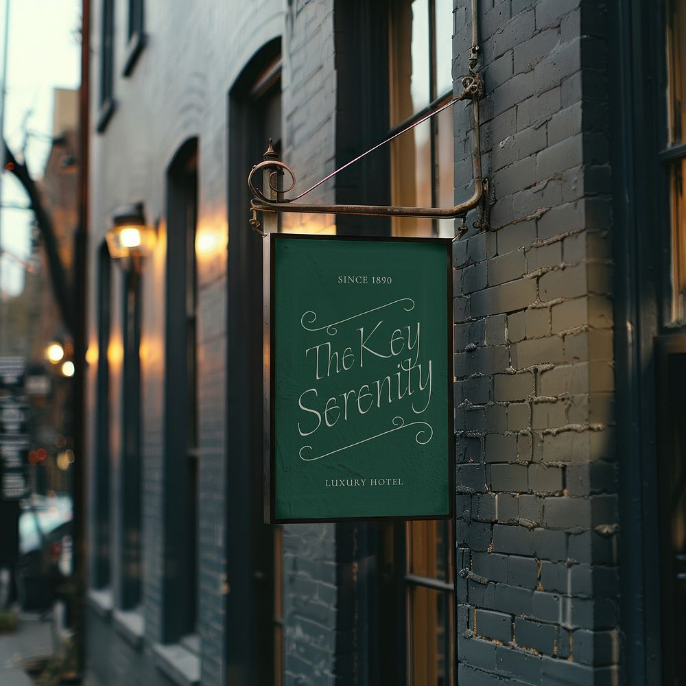 Luxury hotel sign on street | Free Photo - rawpixel