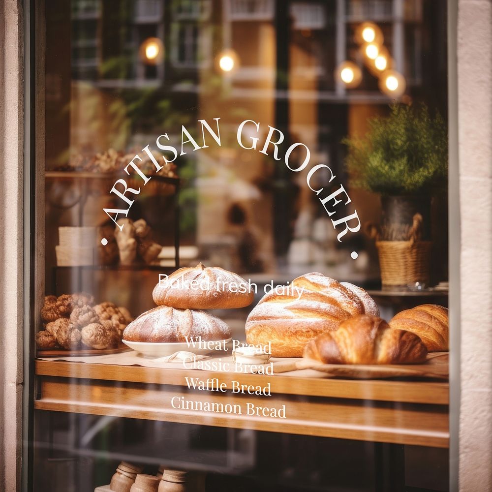 bakery window display mockup psd | Premium PSD Mockup - rawpixel
