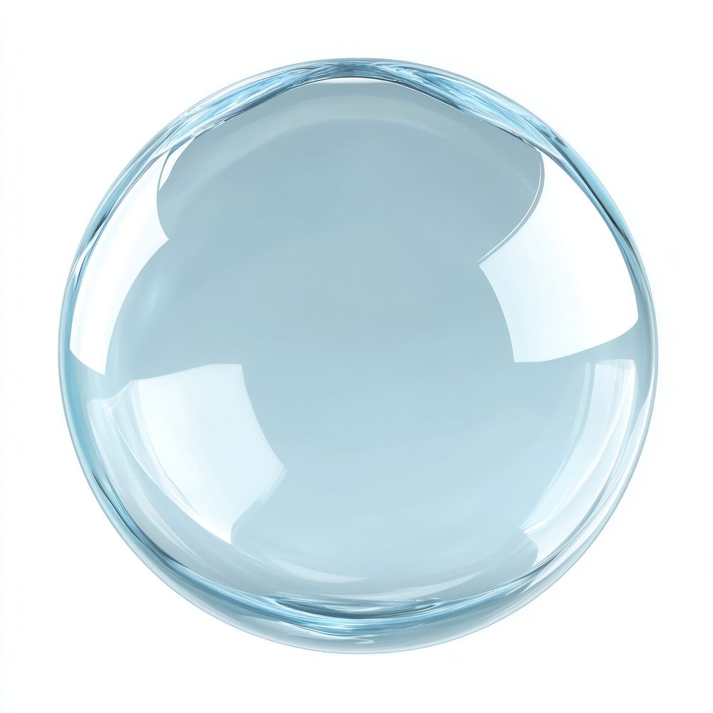 Transparent bubble sphere plate. | Free Photo - rawpixel