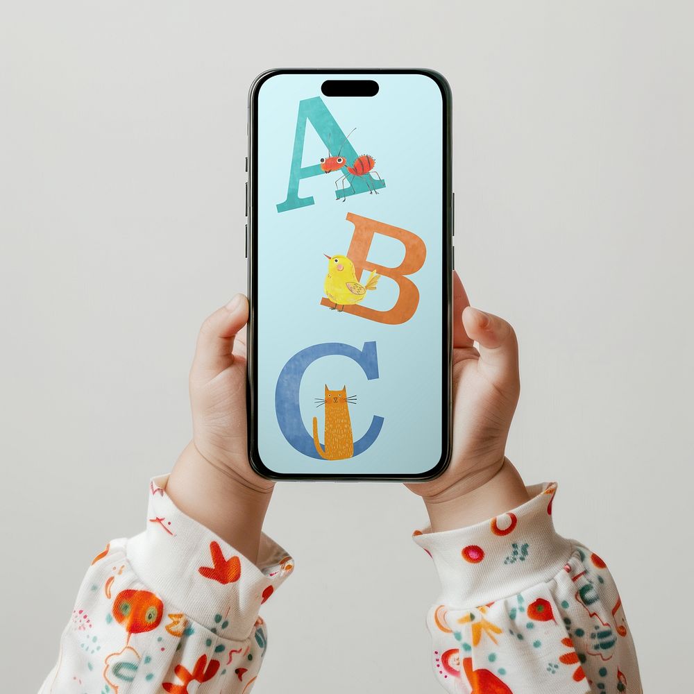 Colorful ABC learning app | Free Photo - rawpixel