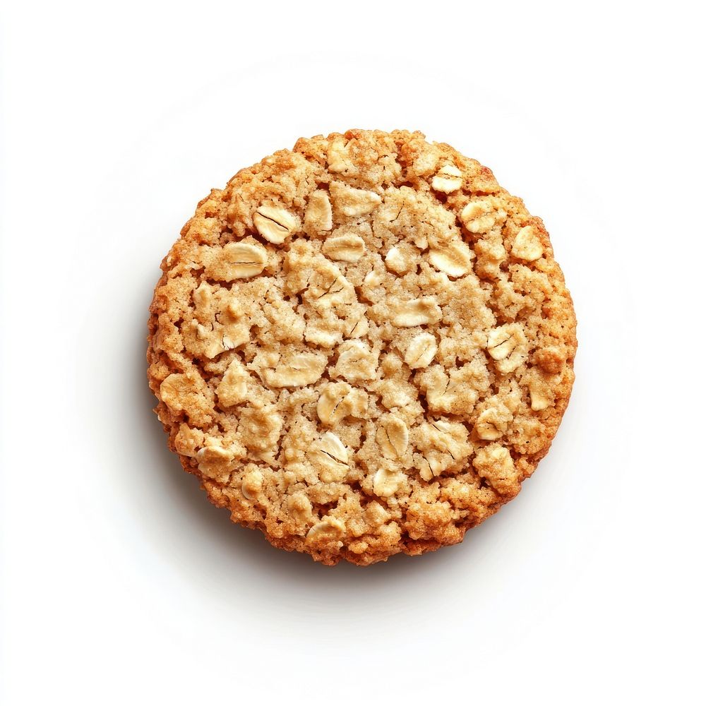 single oatmeal cookie confectionery biscuit | Free Photo - rawpixel