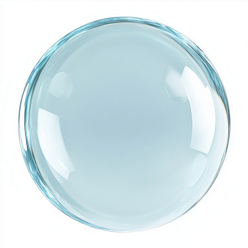Transparent bubble sphere plate. | Free Photo - rawpixel