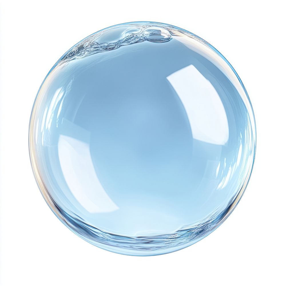 Transparent bubble sphere plate. | Free Photo - rawpixel