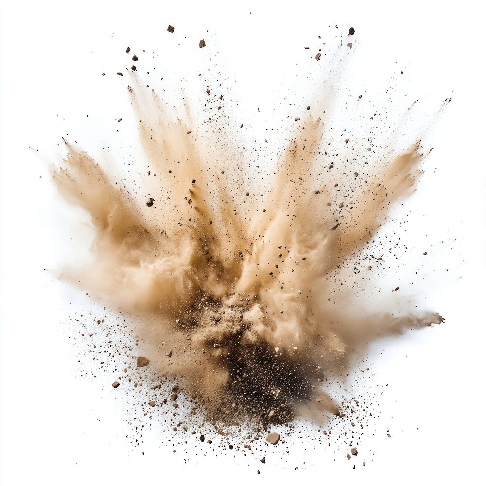 Sandy Eruption explosion particles dynamic. | Free Photo - rawpixel