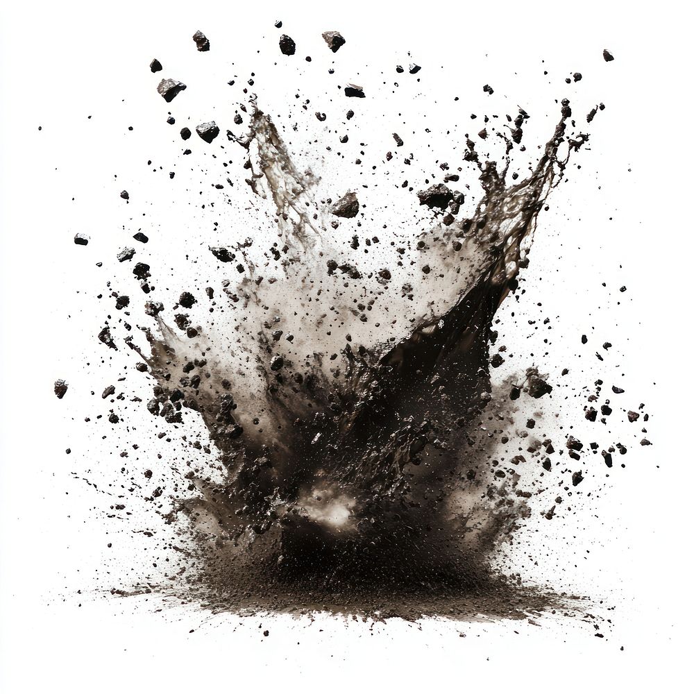 Mud Eruption explosion particles dramatic. | Free Photo - rawpixel